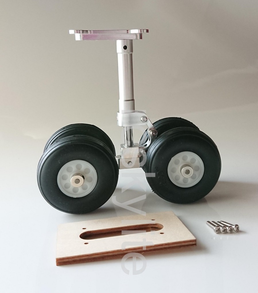 90mm Oleo Struts with 4 Wheels for Jet Plane - rcskylite