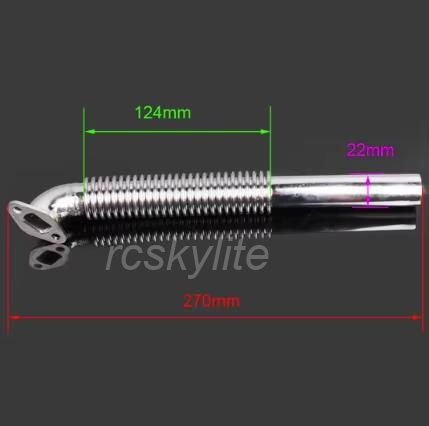 EME Muffler Canister Set for DLE30 EME35 DLA32 GT26R GF26I Engines - rcskylite